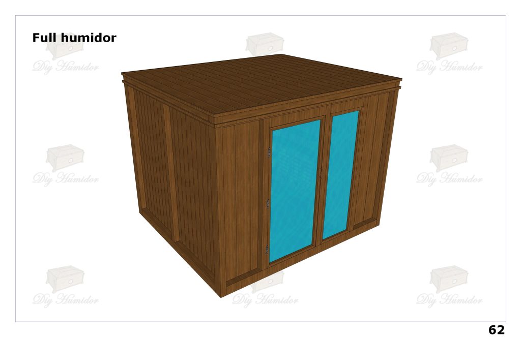 Walk-in Cigar Humidor Plan, Walk-in Humidor DIY Plan, Large Capacity ...