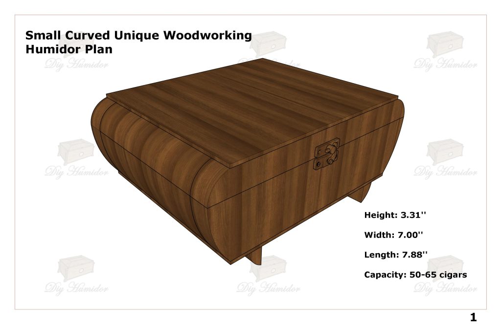 Portable Cigar Humidor Plan, Small Woodworking Humidor Plans PDF ...